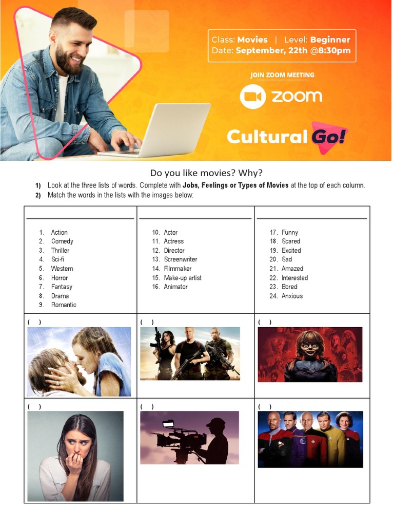 Movie Preferences and Emotions Worksheet | PDF | Games & Activities