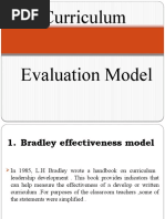 Curriculum Evaluation Models | PDF | Curriculum | Evaluation