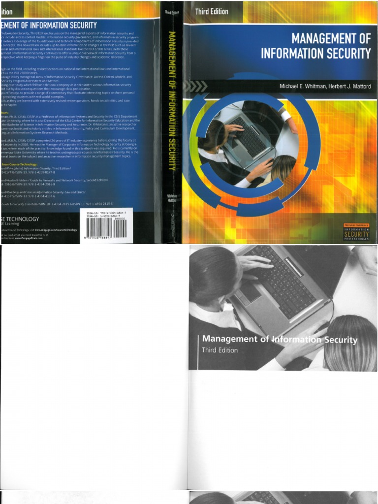 Management of Information Security PDF | PDF