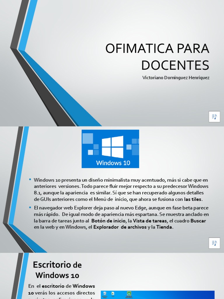 Presentacion Windows | PDF | Microsoft Windows | Microsoft