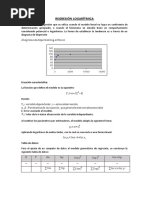 Modelo Logaritmico | PDF | Logaritmo | Estadísticas