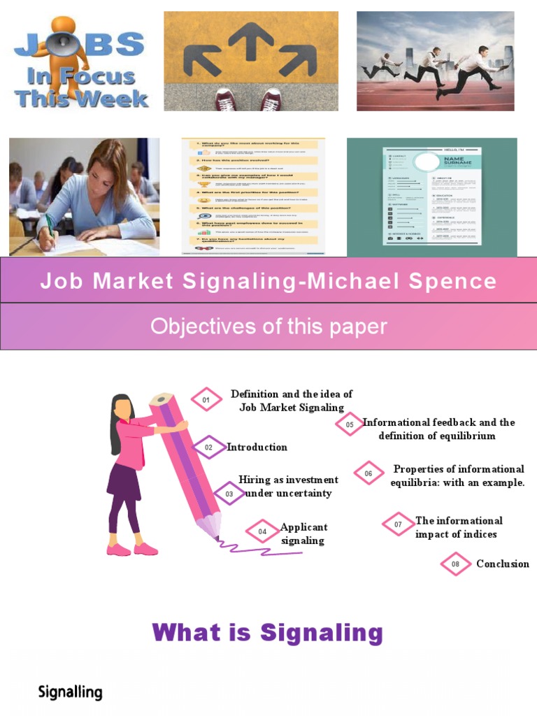 Job Market Signaling | PDF | Labour Economics | Economic Equilibrium