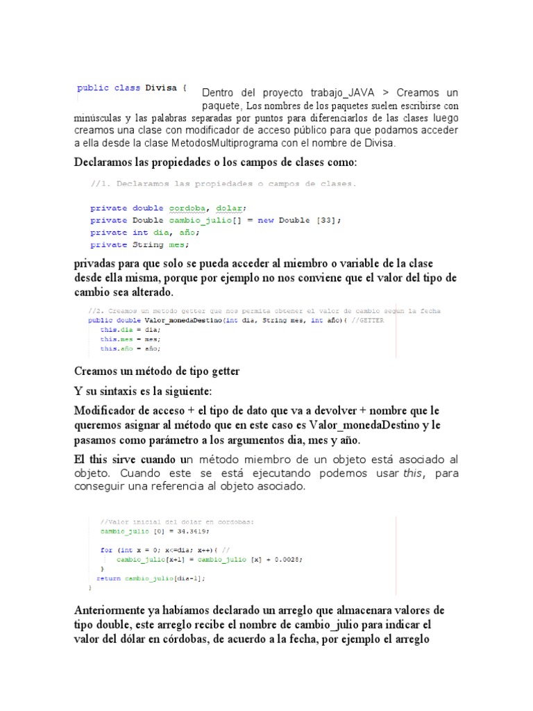 Moneda Jav Pdf Objeto Informática Constructor Programación Orientada A Objetos
