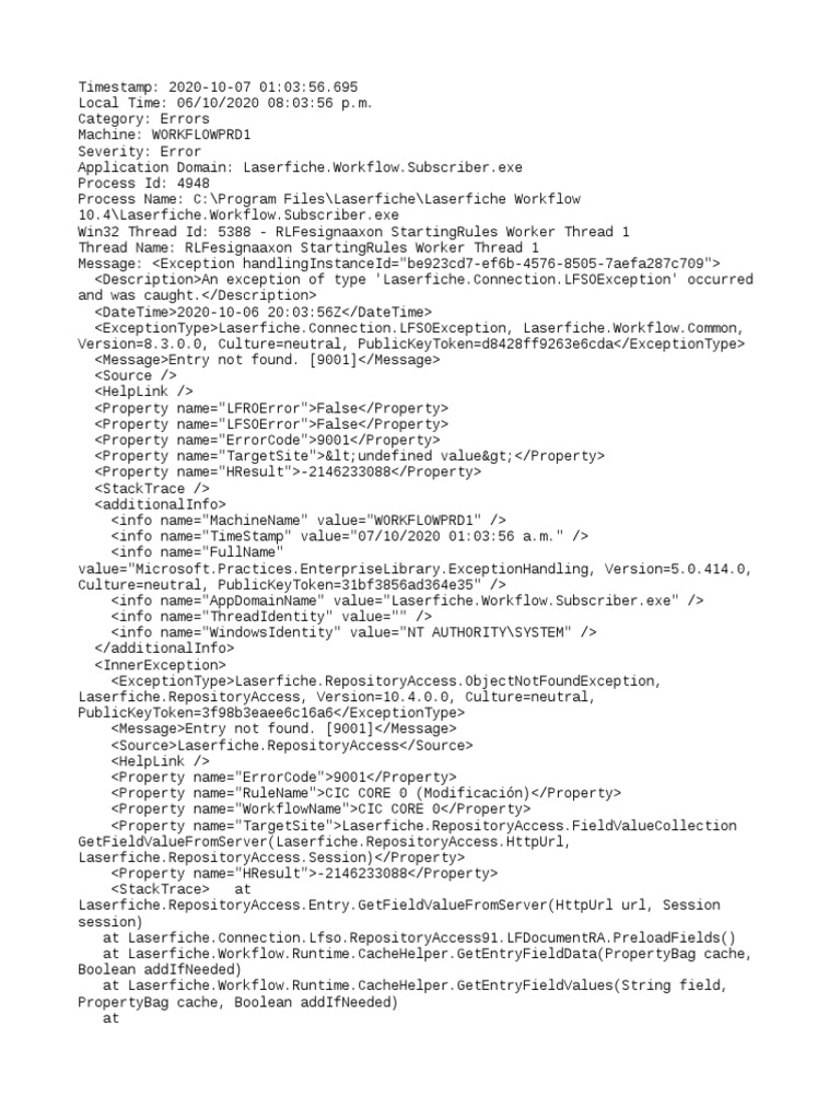 Error Workflow | PDF | Thread (Computing) | Workflow