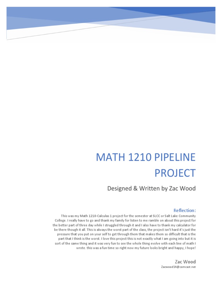 Pipeline Project | PDF | Teaching Mathematics | Nature
