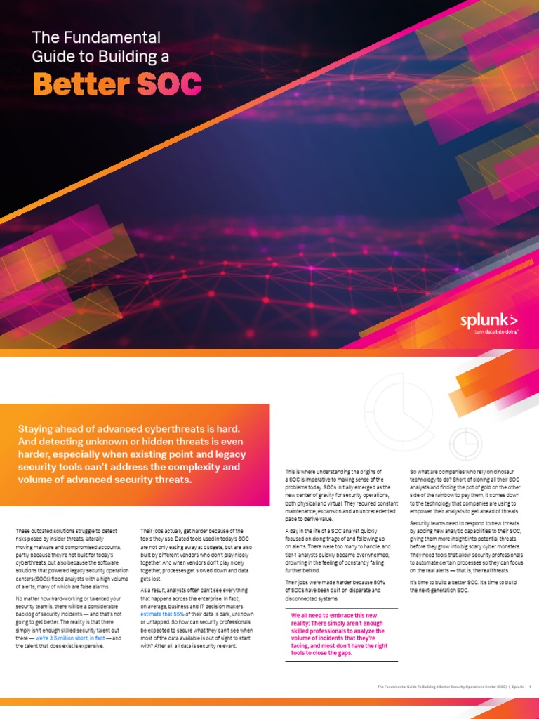 The Fundamental Guide To Building A Better Security Operation Center ...