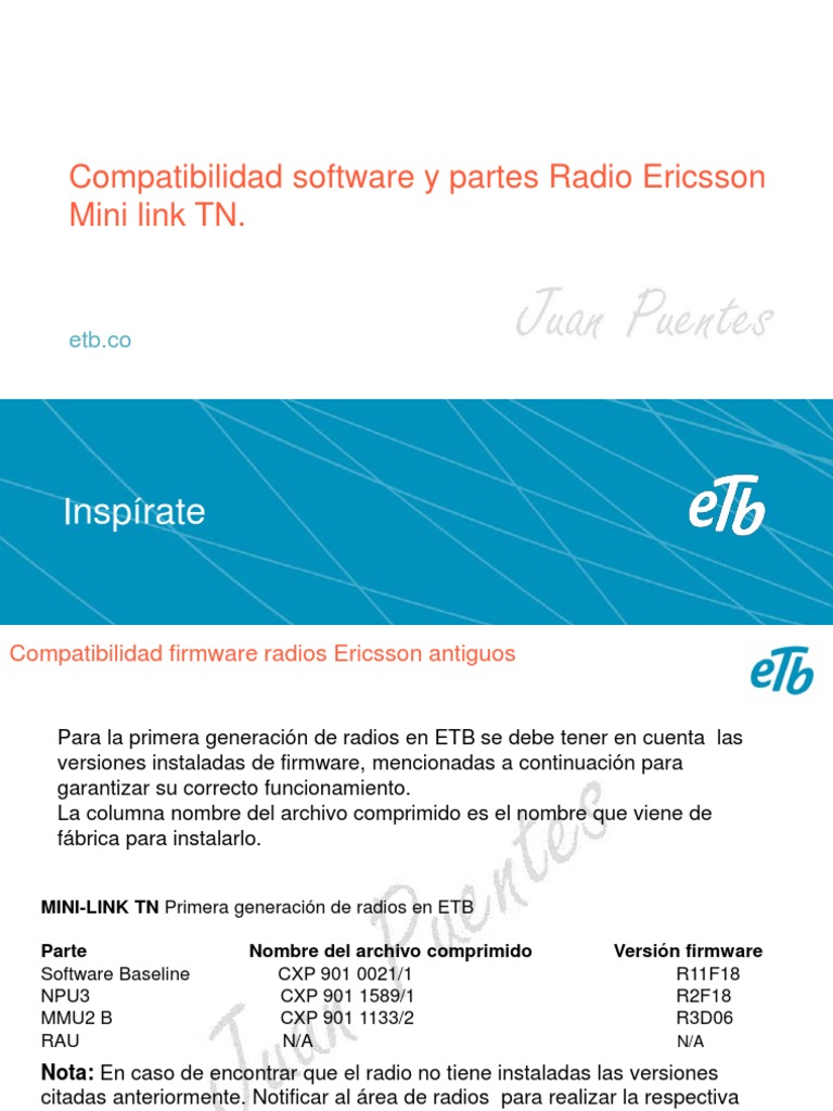 Compatibilidad Partes Radios Ericsson y Revisión | PDF | Informática
