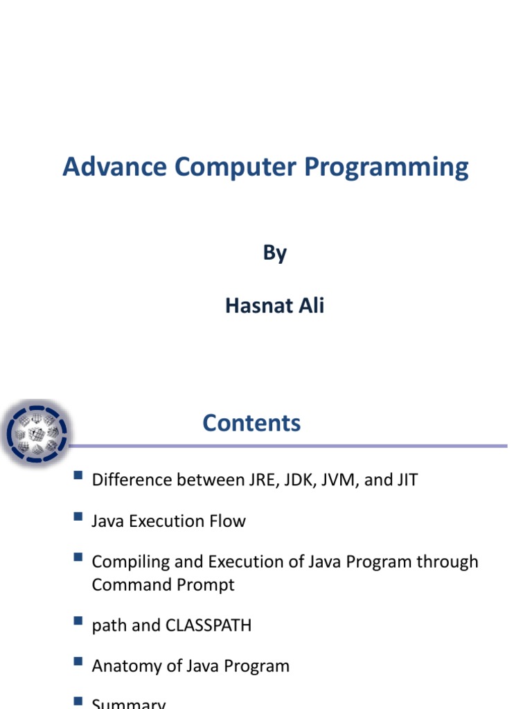 Advance Computer Programming: by Hasnat Ali | PDF | Java Virtual Machine | Class (Computer ...
