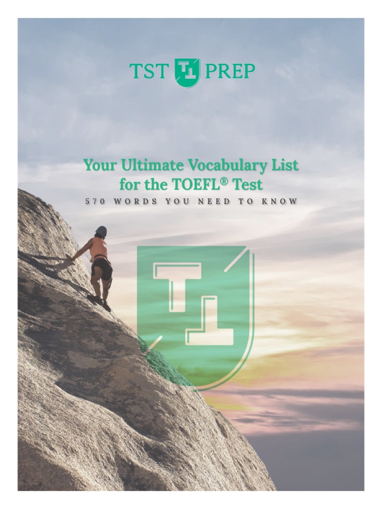 The Ultimate TOEFL Vocabulary List | PDF