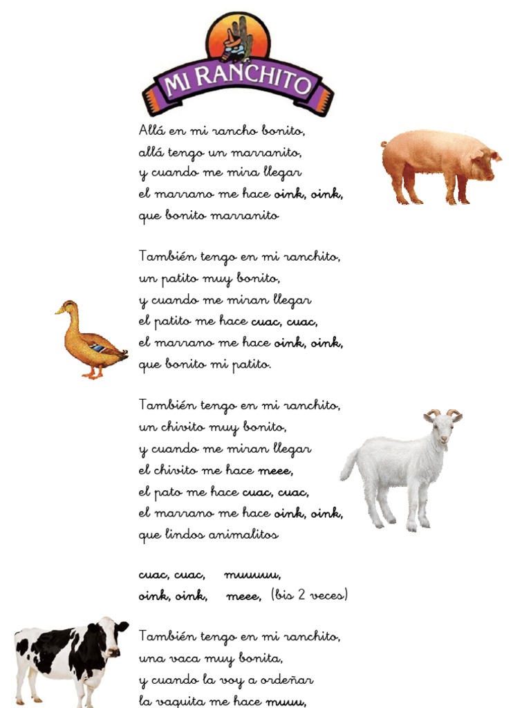 LETRA Mi Ranchito | PDF