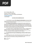 LETTER OF RECOMMENDATION - Hod | PDF