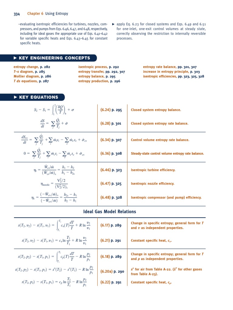 Exercicios Ch06 FundamentalsEngineeringThermodynamics7e PDF | PDF | Entropy | Heat