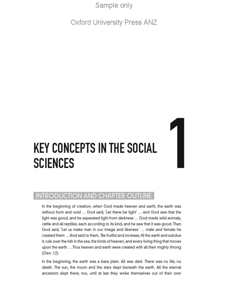 Key Concepts in Social Sciences Explained | PDF | Globalization | State ...