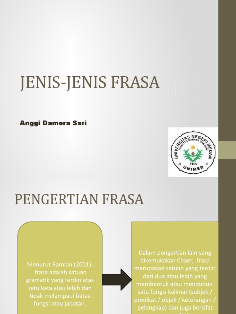 Jenis-Jenis Frasa | PDF