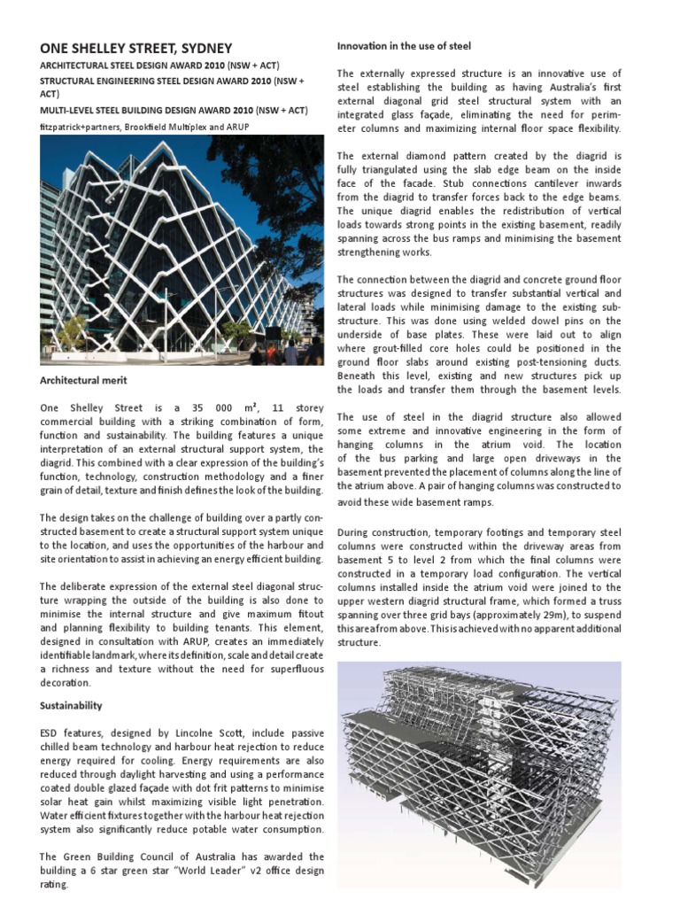 One Shelley ST Case Study | PDF | Corrosion | Structural Steel