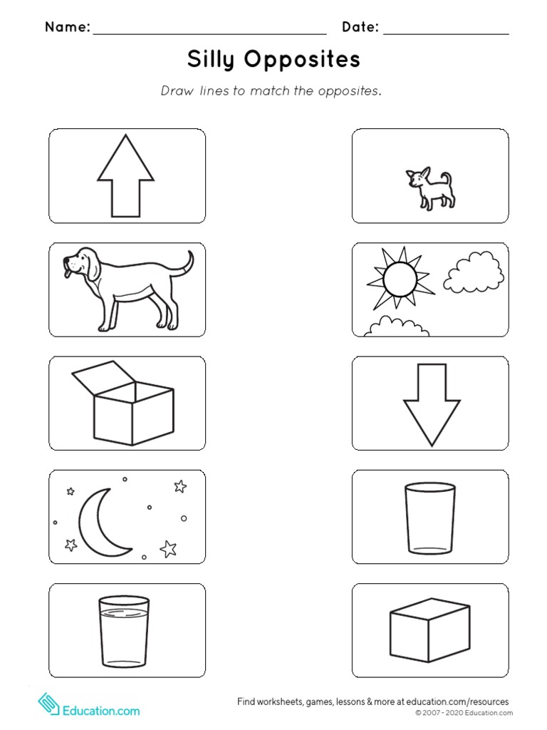 Silly Opposites | PDF | Language Arts & Discipline