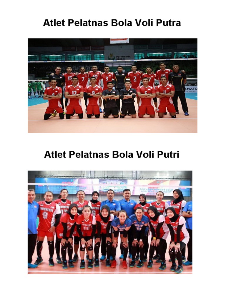 Atlet Pelatnas Bola Voli Putra | PDF