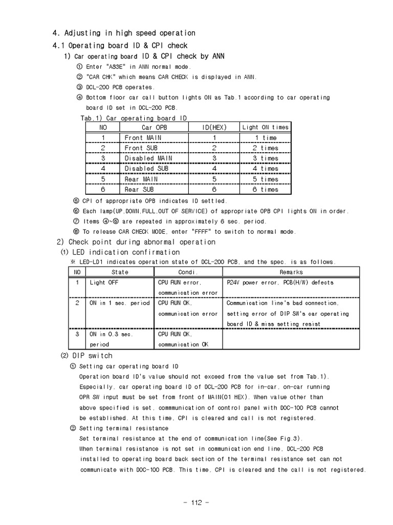 High-Speed Operation Adjustment Guide | PDF