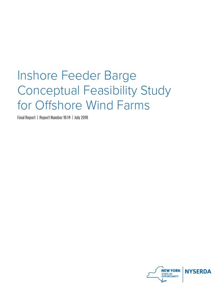Inshore Feeder Barge Conceptual Feasibility Study | PDF | Offshore Wind ...