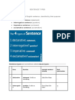 Types of Sentences Grade 3 | PDF