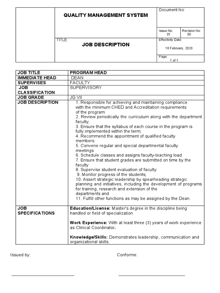 Quality Management System: Title | PDF | Academic Degree | Leadership