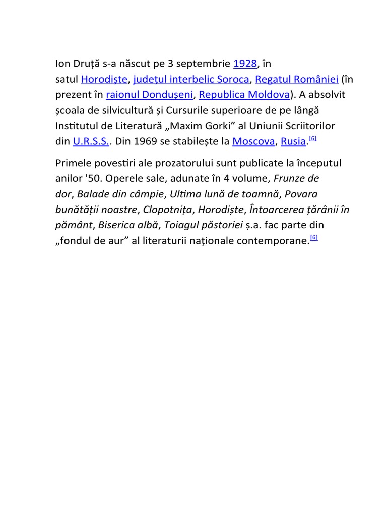 Ion Druta | PDF