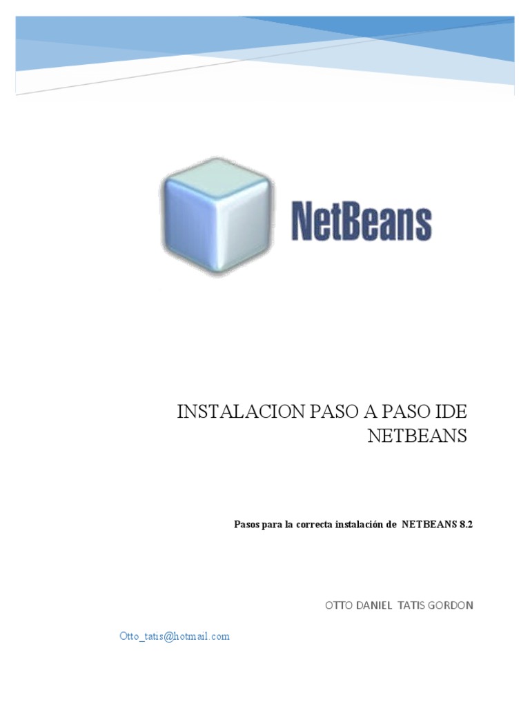 Paso A Paso Instalacion de Ide Netbeans | PDF | Entorno de desarrollo ...