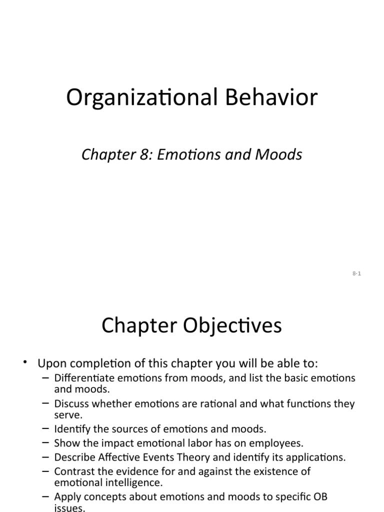 Understanding Emotions and Moods in the Workplace: A Guide to Applying ...