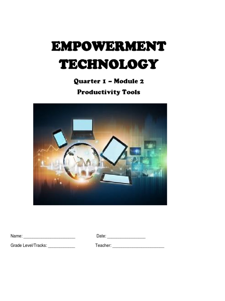 Module 5-6 Empowerment Technology-Week 5 - 6 | PDF | Educational ...