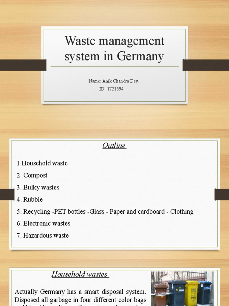 Germany's Waste Management System Explained | PDF | Recycling | Waste