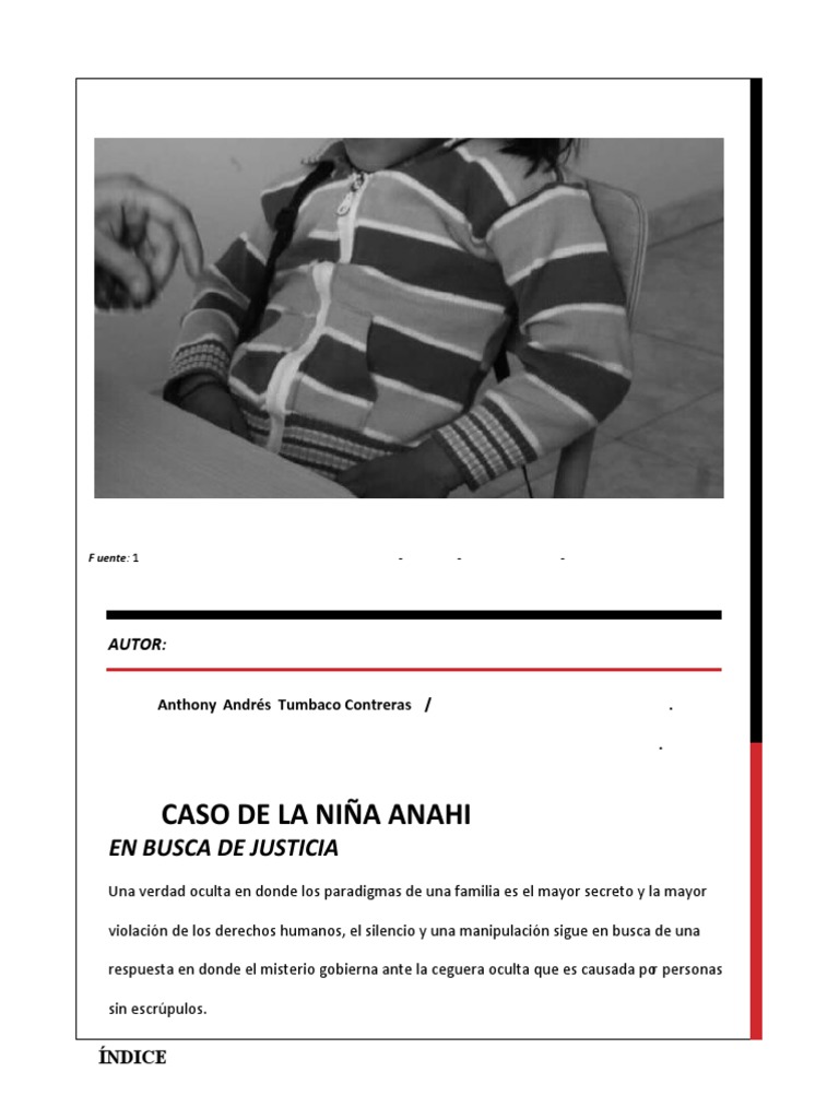 Caso de La Niña Anahi | PDF | Policía | Estado (política)