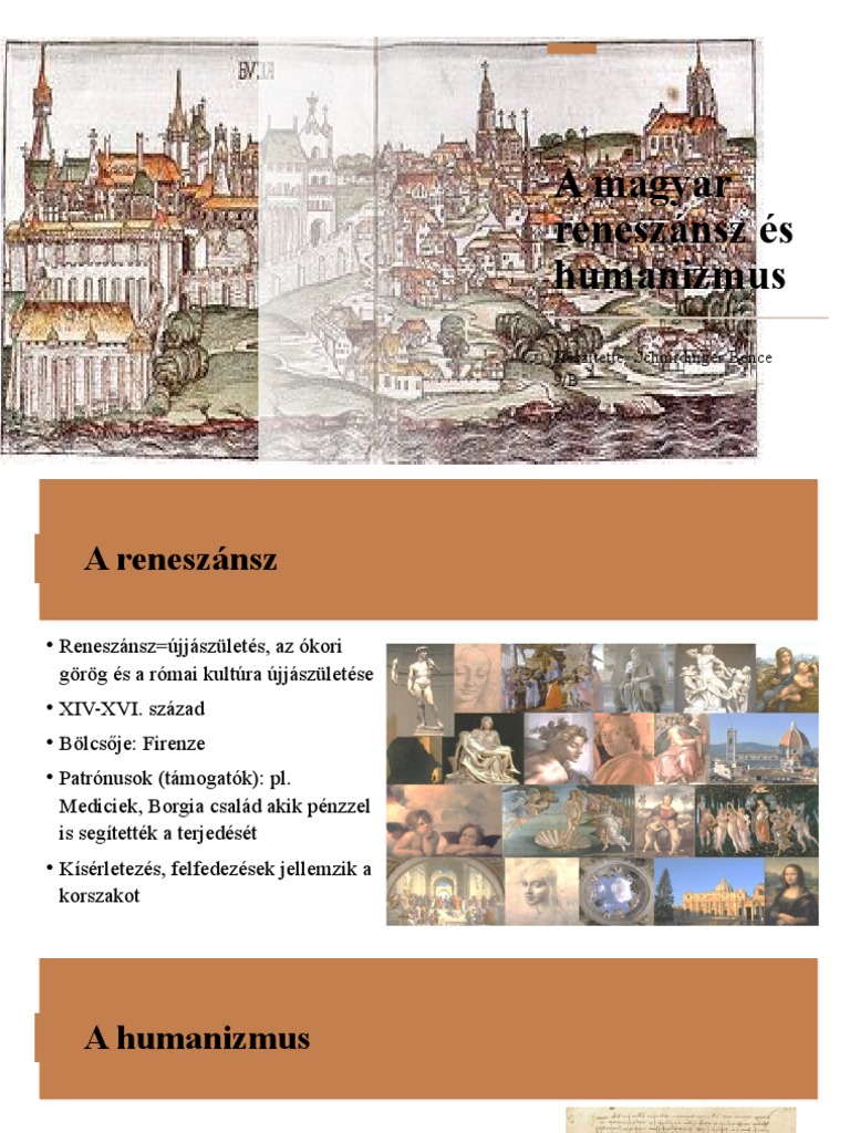 A Magyar Reneszánsz És Humanizmus | PDF