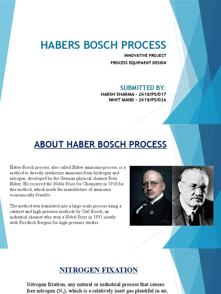 Habers Bosch Process: Submitted by | PDF | Chemical Process Engineering | Chemical Substances