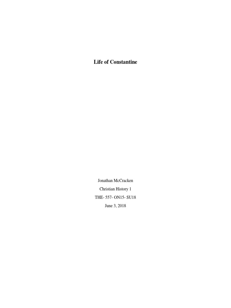 Constantine: Rome's Christian Emperor | PDF | Constantine The Great ...