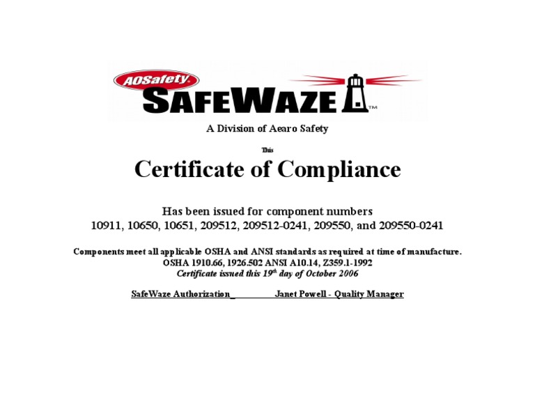 CompCert Arneses Líneas de Vida | PDF