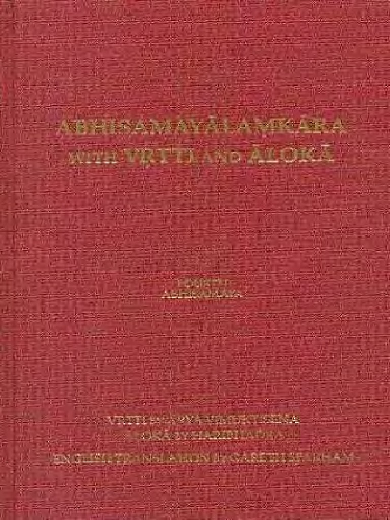 III Vimuktisena, Haribhadra, Gareth Sparham - Abhisamayalamkara With ...