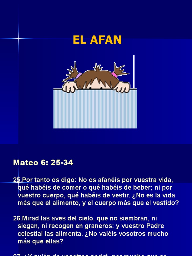 El Afan | PDF | Religión y creencia | Biblia