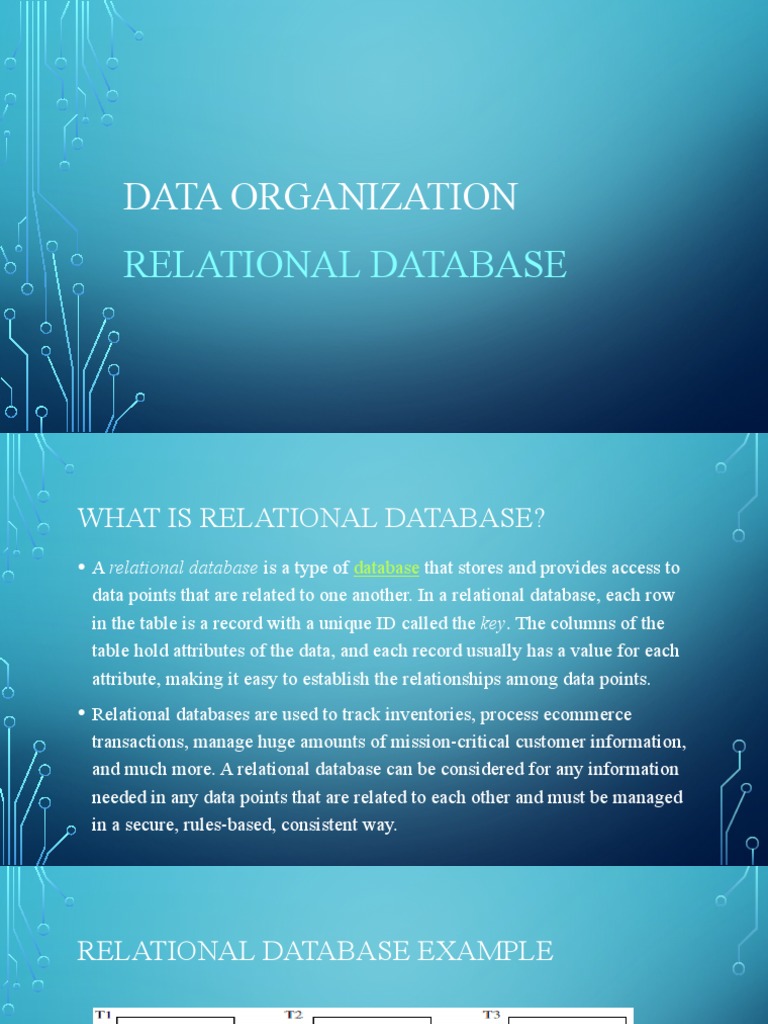 Relational Database | PDF | Computers