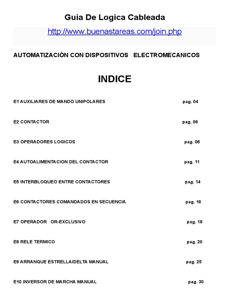 Lógica Cableada Mando Manual y Automático | PDF | Realimentación | Scada