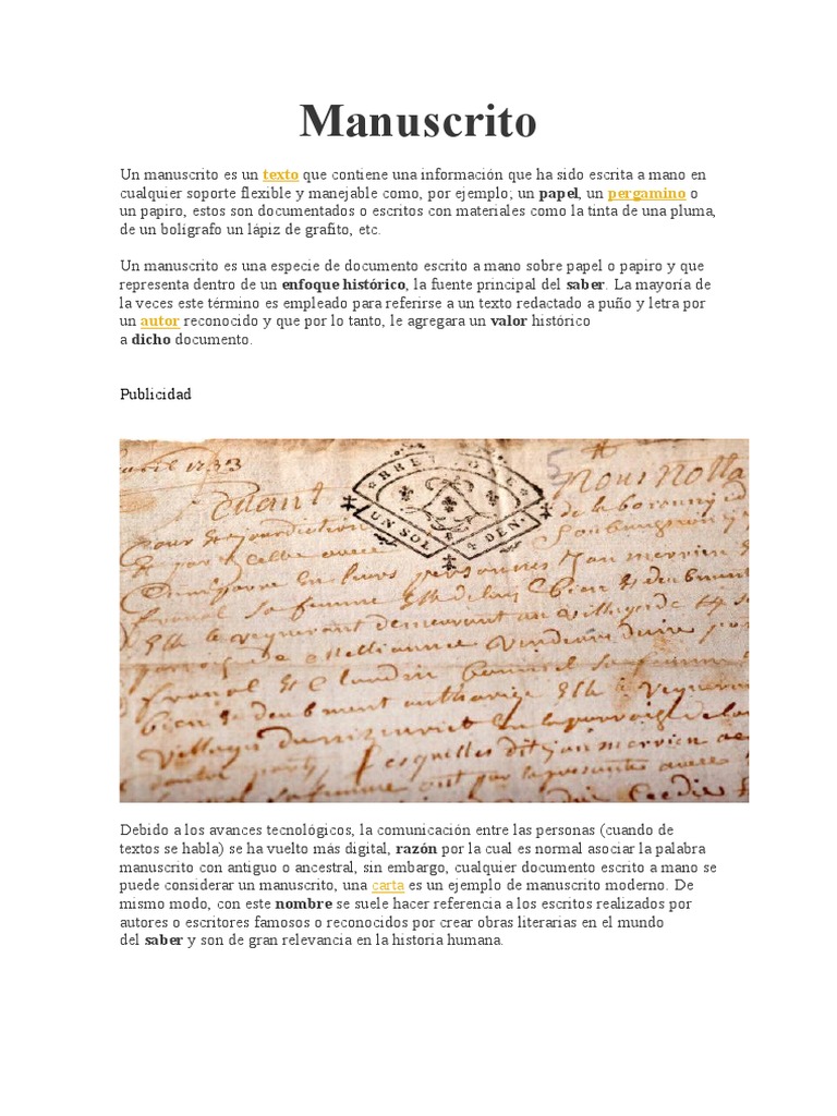 Manuscrito | PDF | Ciencias sociales | Clásicos