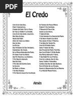 Oración del Credo Completa | PDF