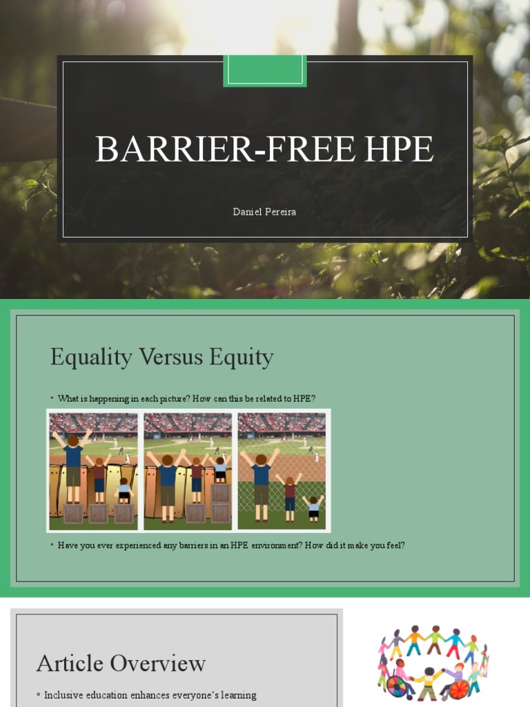 Inclusive HPE: Enhancing Accessibility | PDF