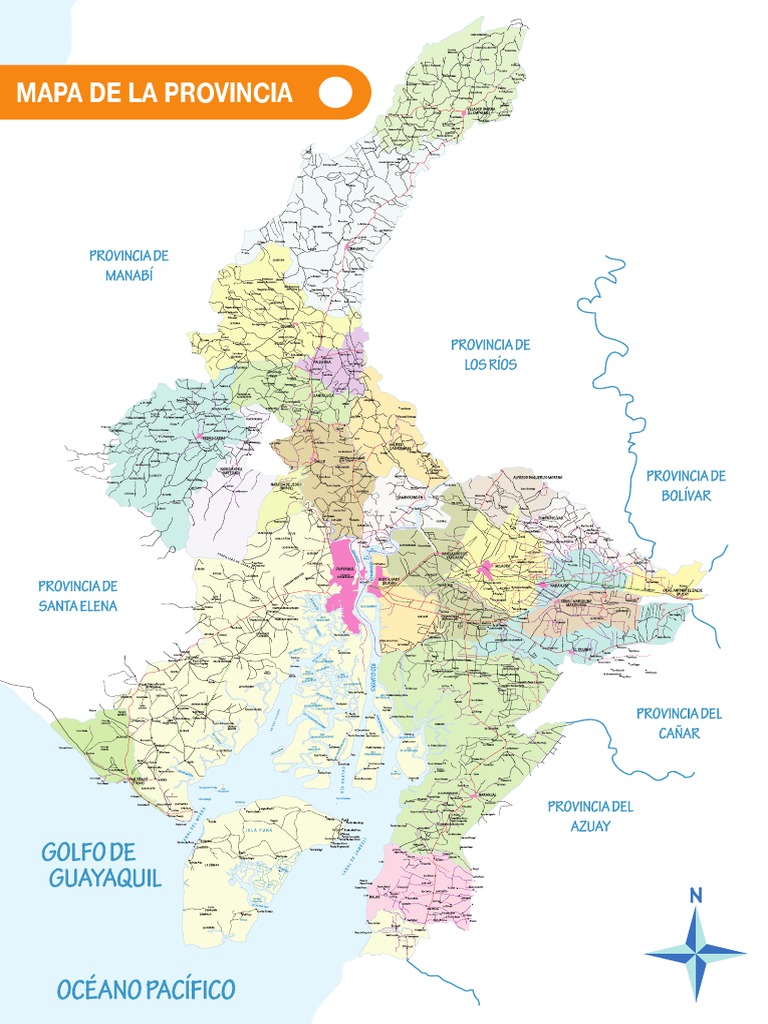 Cantones de Guayas: Mapa y Datos | PDF
