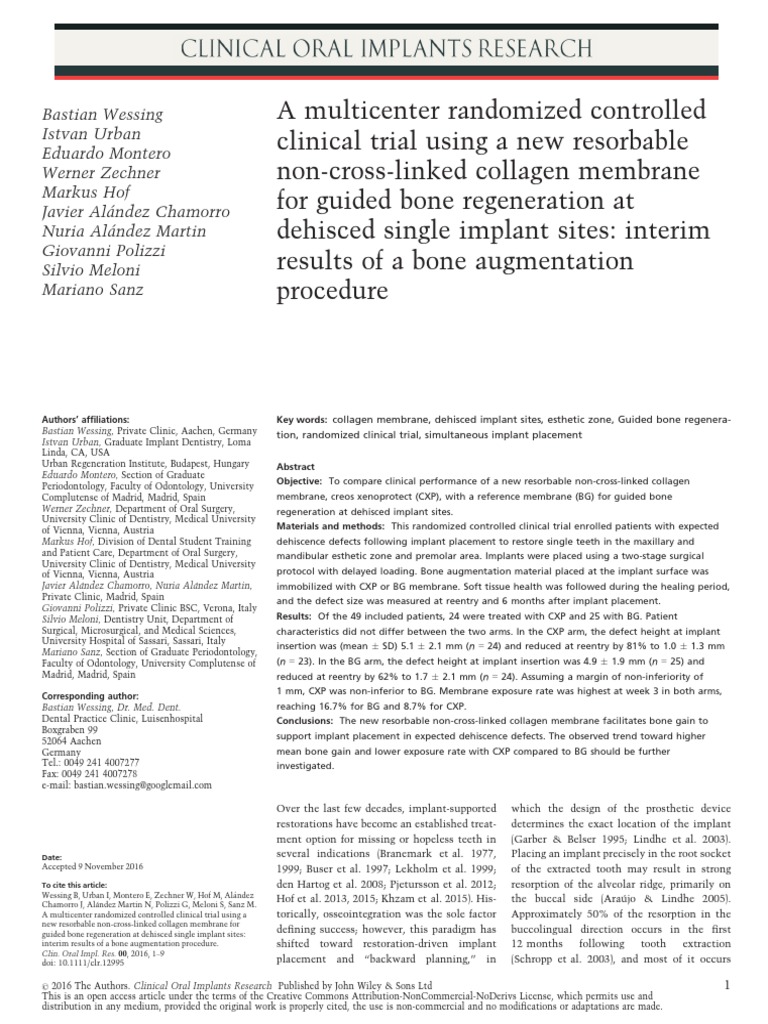 A Multicenter Randomized Controlled Clinical Trial Using A New ...