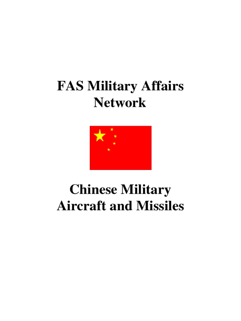 Chinese Military Aircraft and Missiles | PDF | Aviation | Aircraft