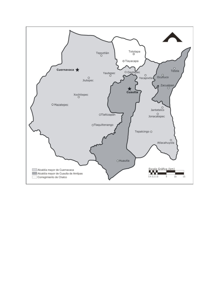 Mapa Morelos Distrito Cuautla y Cuernavaca | PDF