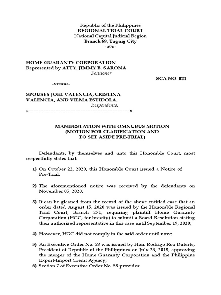 To Be Filed RTC 69 | PDF | Virtue | Social Institutions