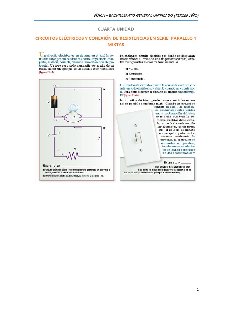 Circuitos en Serie y en Paralelo | PDF