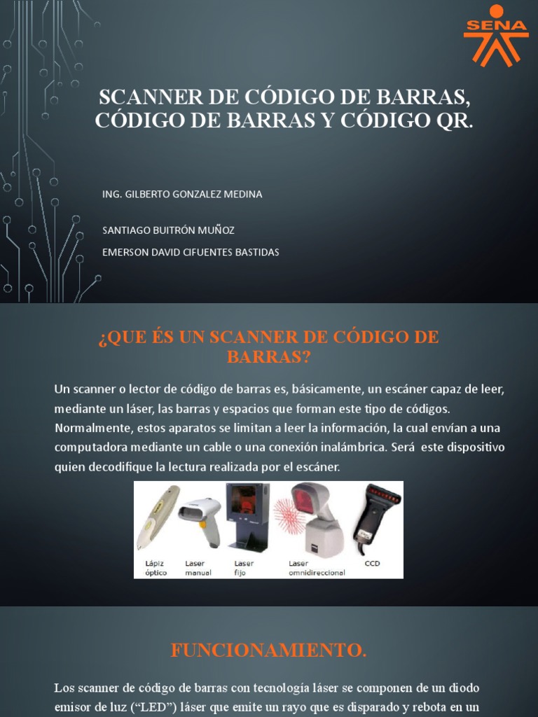 Guía de Escáneres y Códigos de Barras | PDF | Código de barras | Código QR