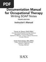 SOAP Notes Guide for Occupational Therapy | PDF | Anger | Neuroscience